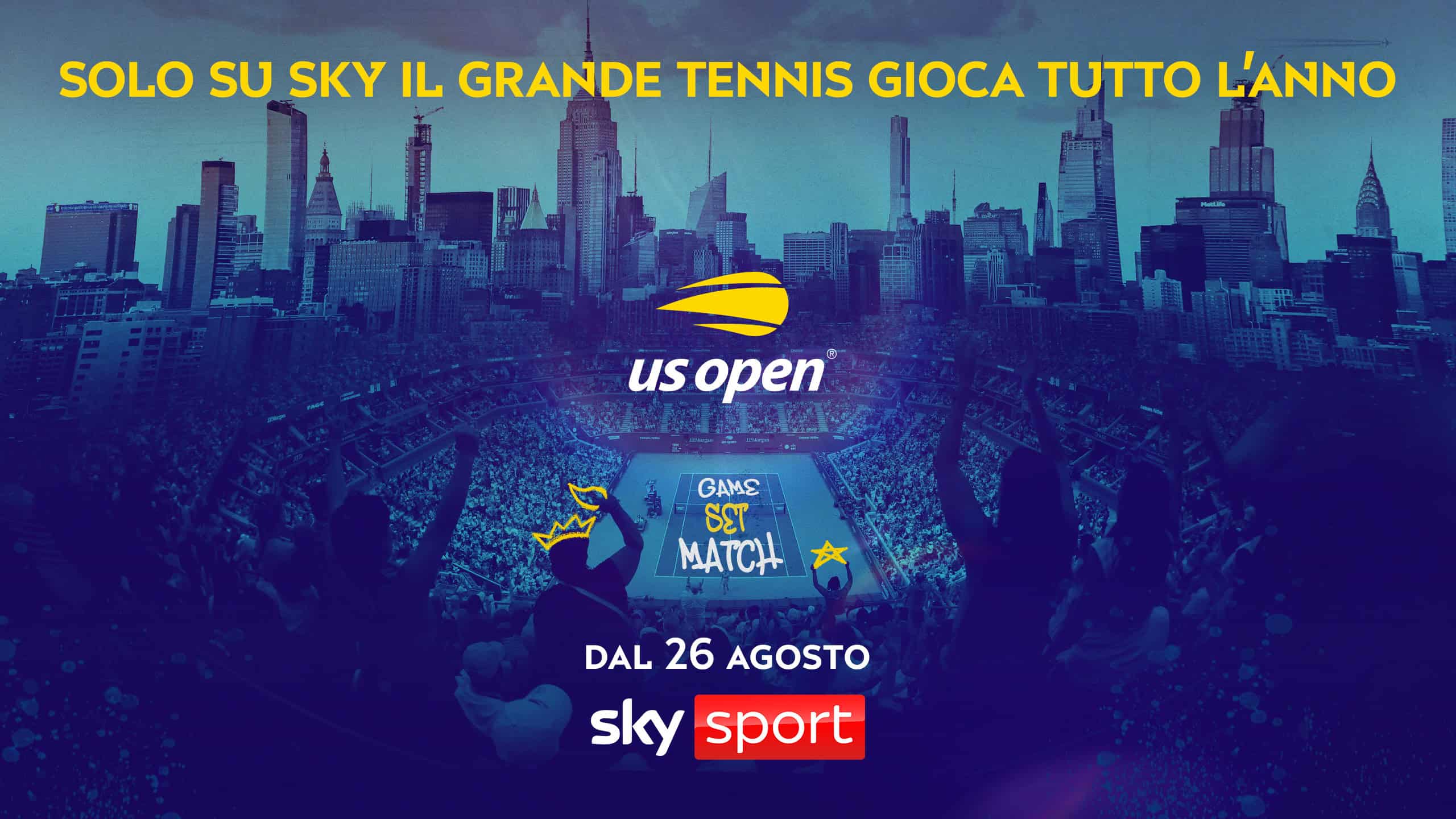 Tennis: gli US Open 2024 in tv - Dtti.it