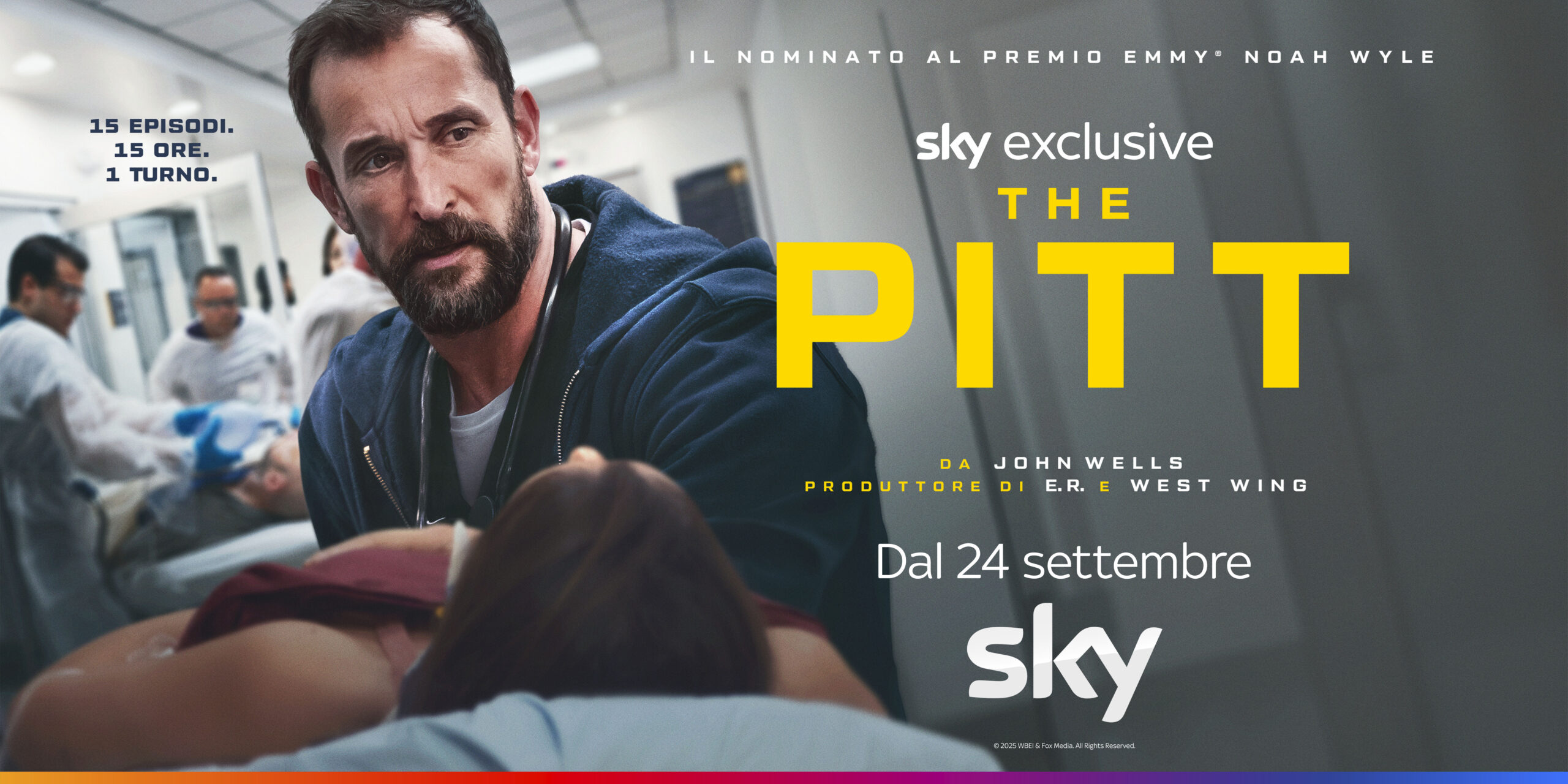 The Pitt: la serie record di ascolti arriverà a Settembre su Sky e NOW ...